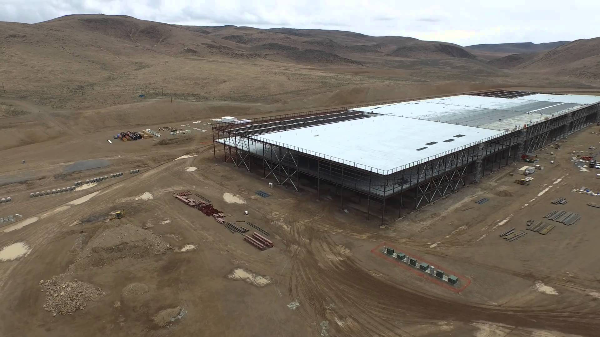 Aerial Video Of Tesla Gigafactory In 4k