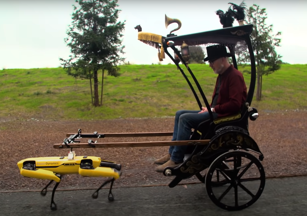 Robot Dog + Rickshaw